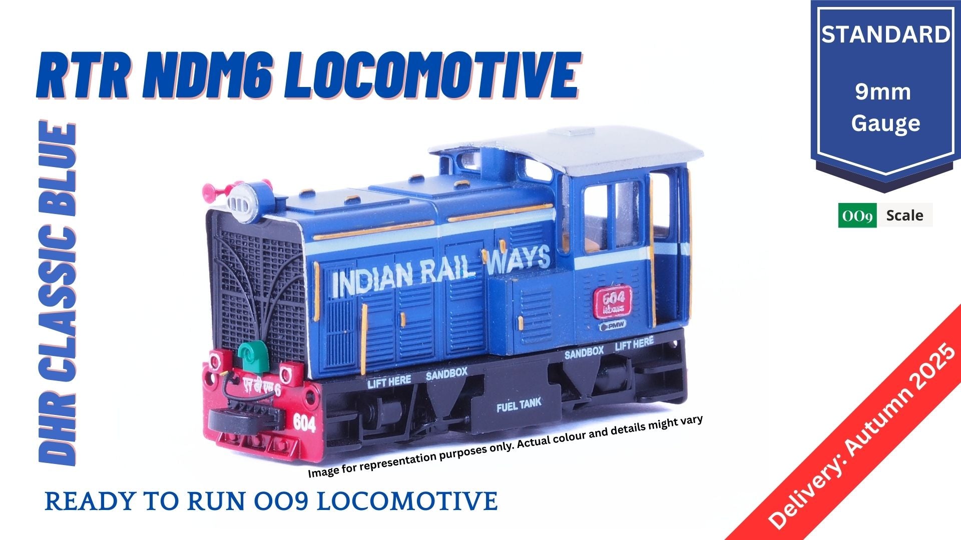 Made to Order: Ready to Run NDM6 - DHR Blue – Precision Model Works