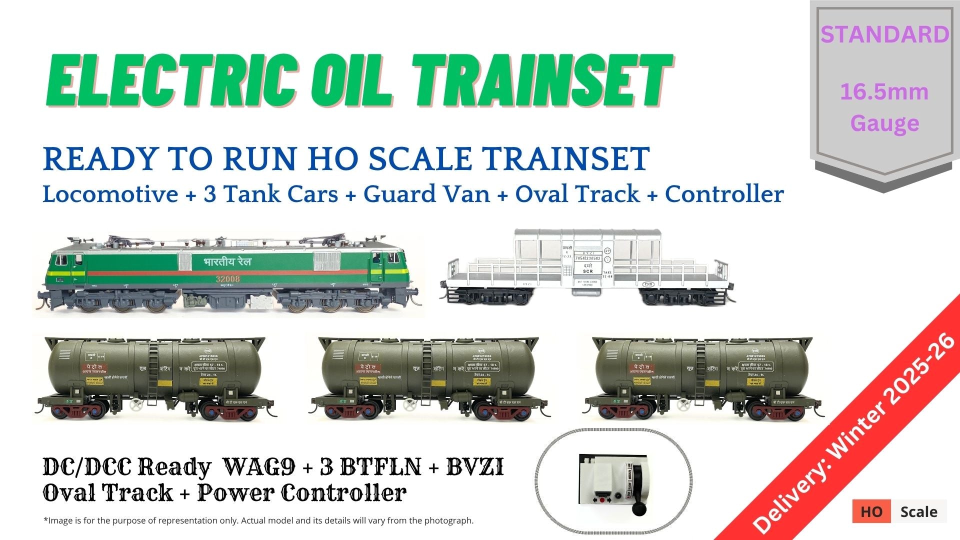 PRE-ORDER: TRAIN SET: Electric Oil Train (With Track and Controller ...