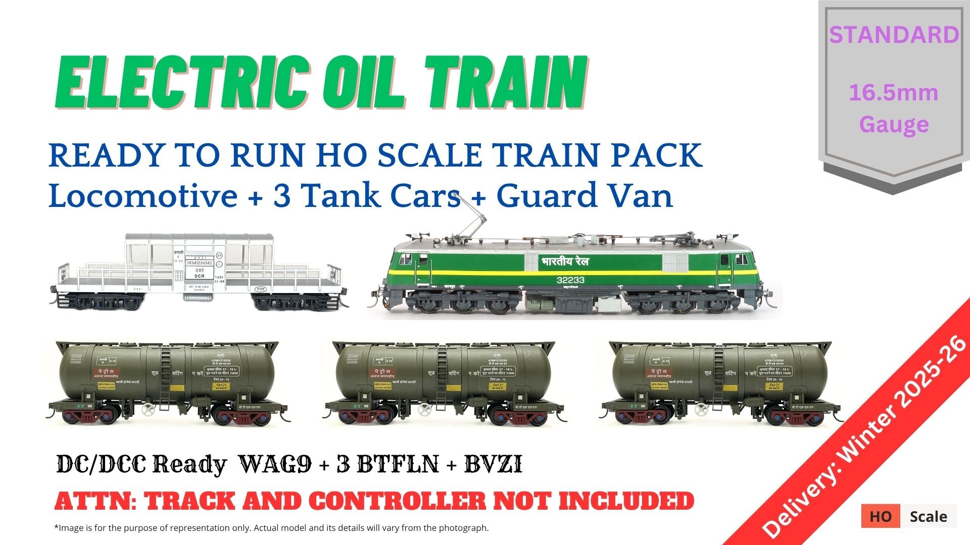 PRE-ORDER: Train Pack: Electric Oil Train (Without Tracks and Controll ...