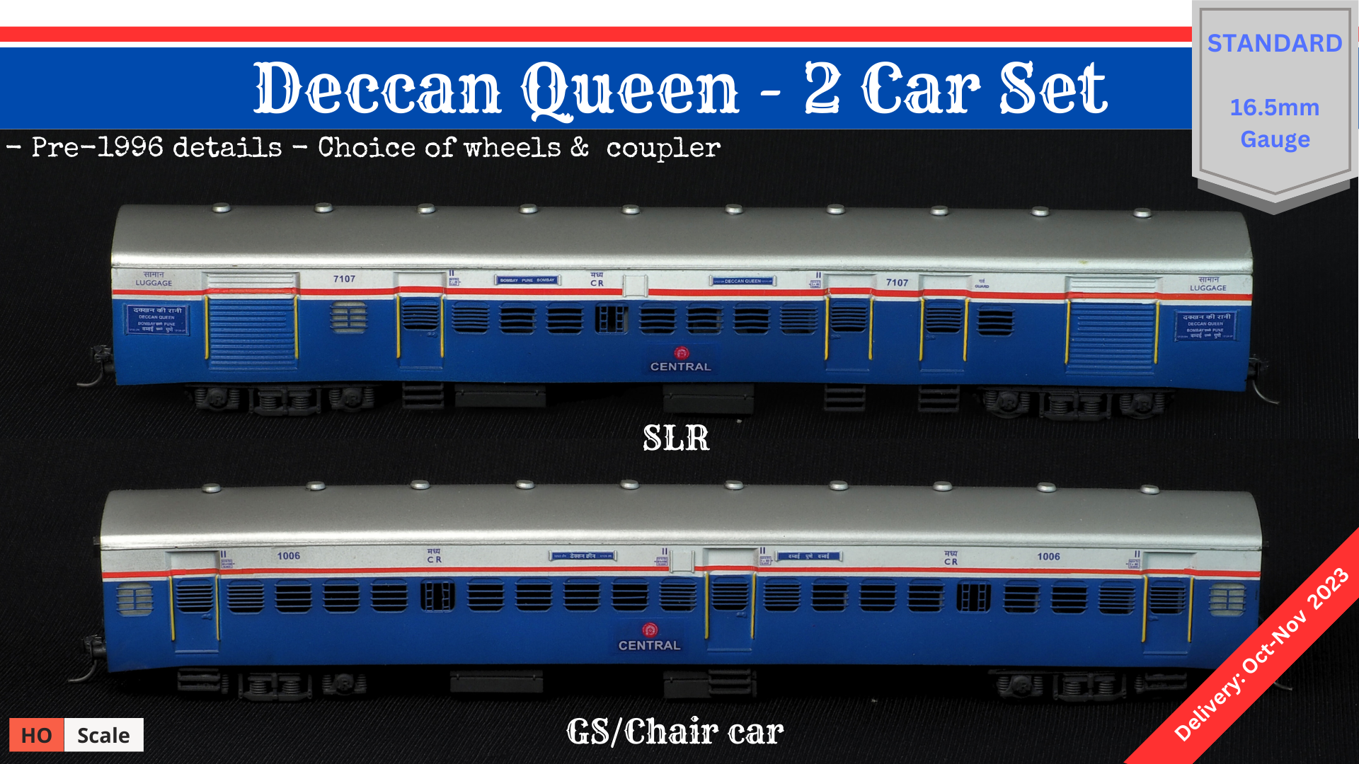 The Deccan Queen - HO Scale Collection – Precision Model Works