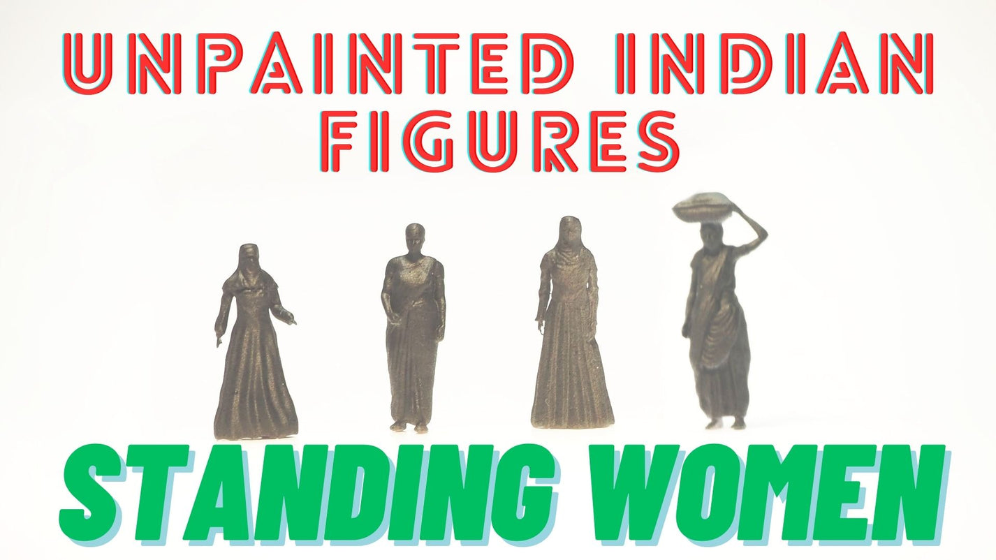 UNPAINTED Figures: Standing Indian Women – Precision Model Works