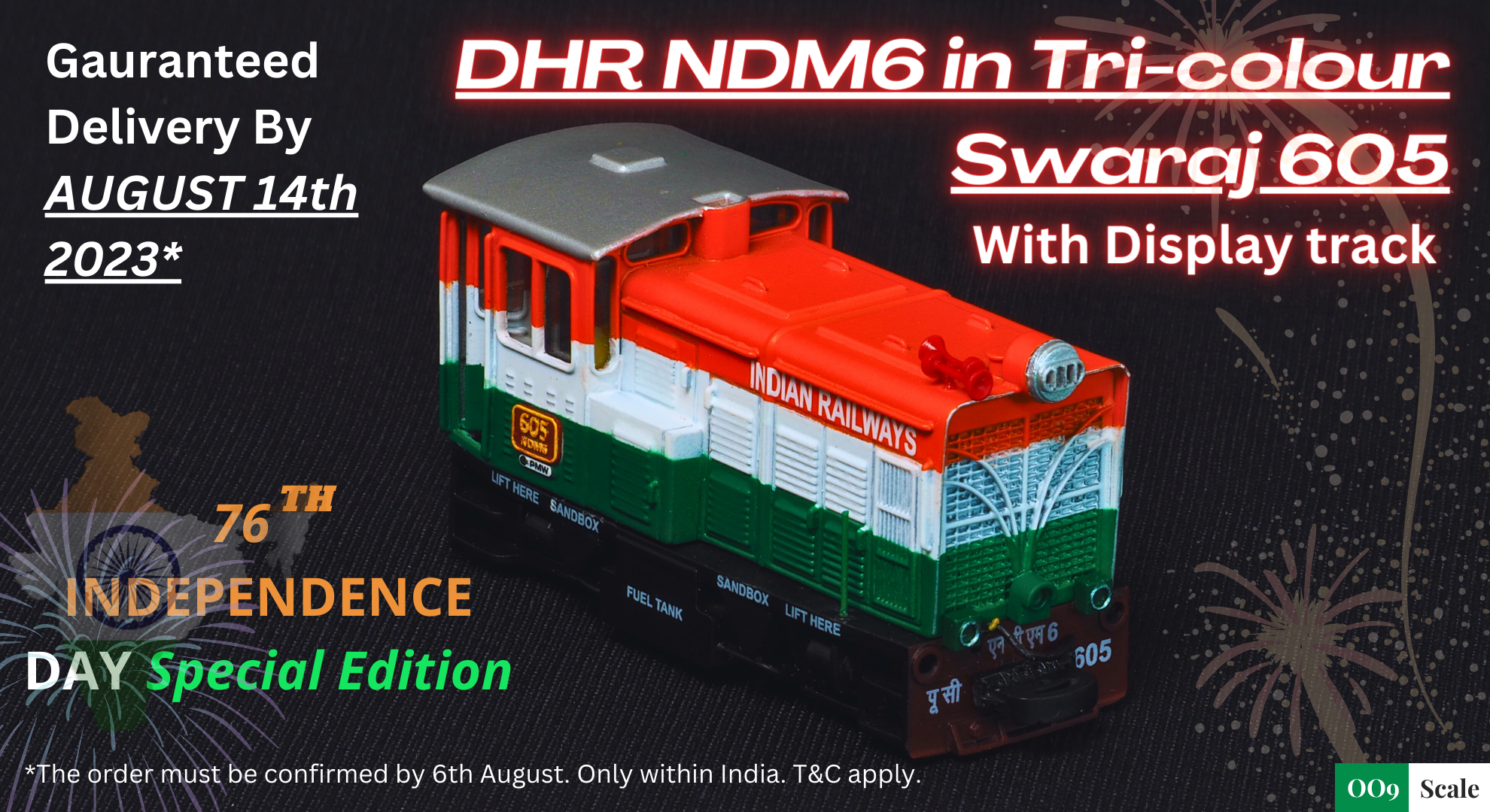 DISCONTINUED: Independence Day Special Model: DHR NDM6 'Swaraj ...