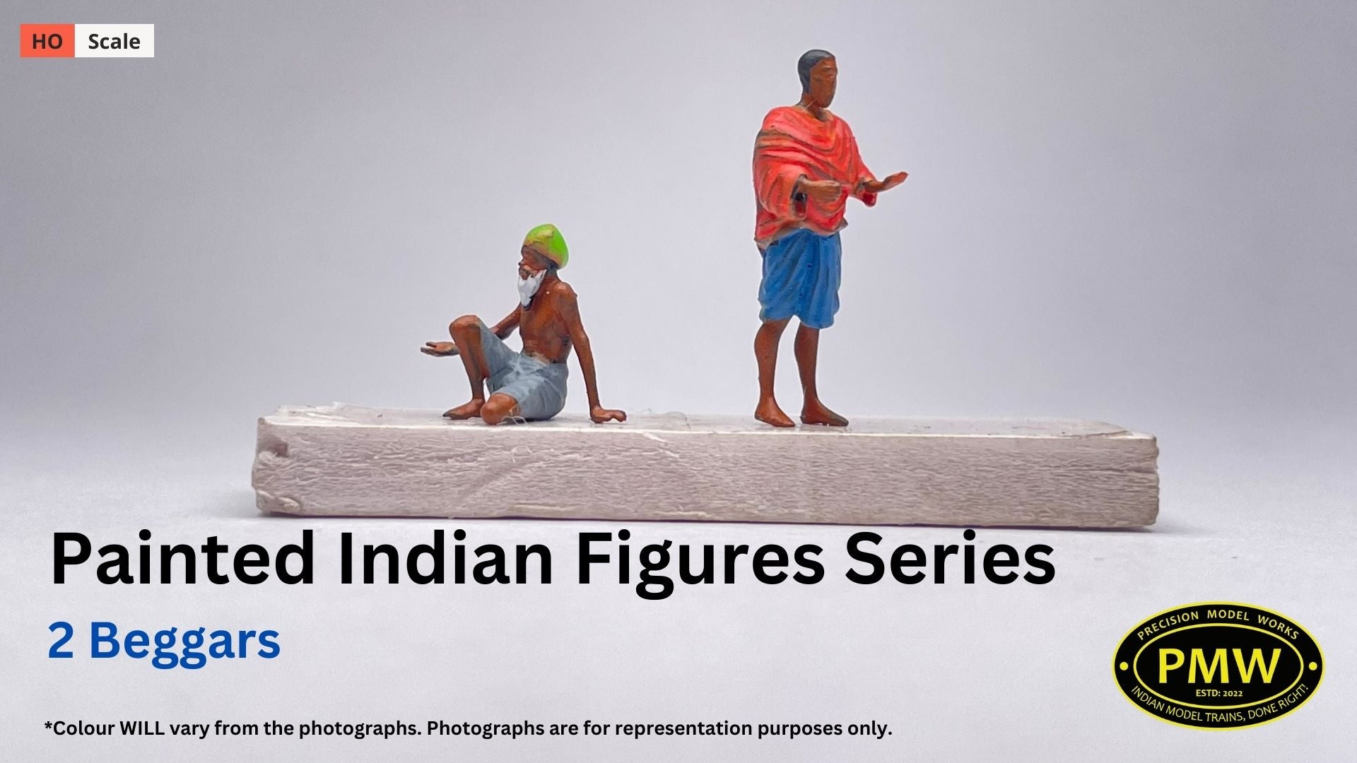 Painted Indian Figures in HO Scale – Precision Model Works