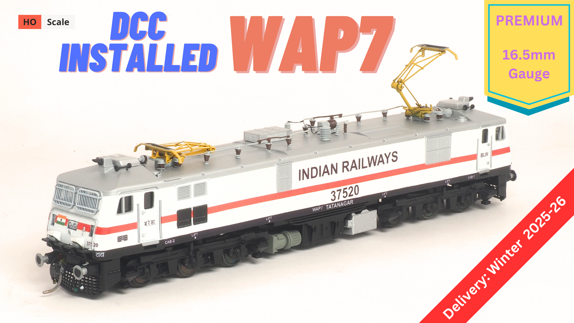 PRE-ORDER: DCC SILENT WAP7/WAP7i RTR Model in HO Scale (1:87 ...