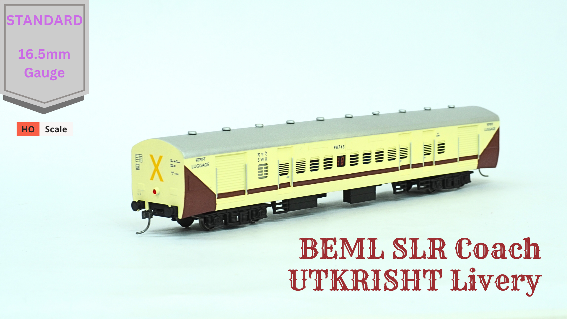 BEML SLR HO Scale - Utkrisht Livery (2018-Current) – Precision Model Works