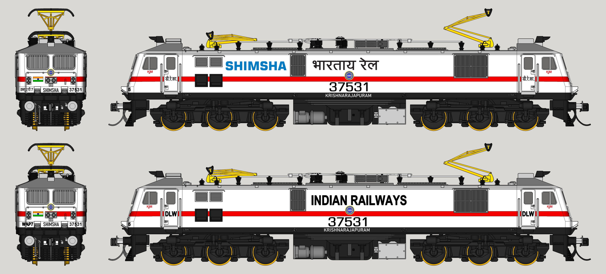 PRE-ORDER: WAP7 LIMITED EDITION, Lighted, Non-motorized – Precision ...