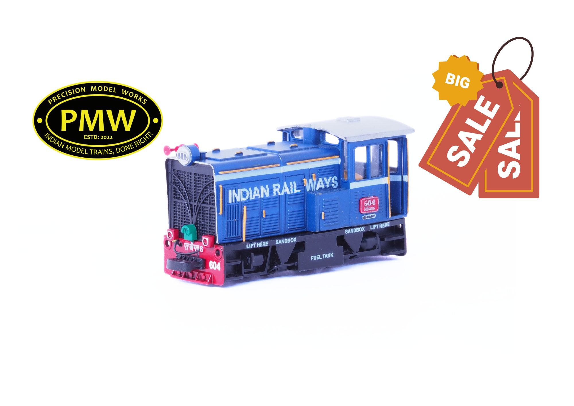 ON SALE: DHR NDM6 OO9, Free Rolling Display Model - Metal Wheels & Cou ...