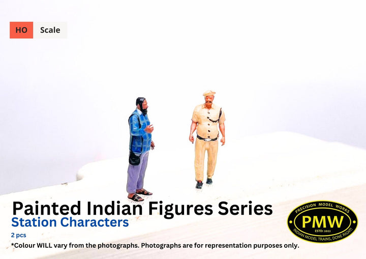 Painted Indian Figures in HO Scale – Precision Model Works