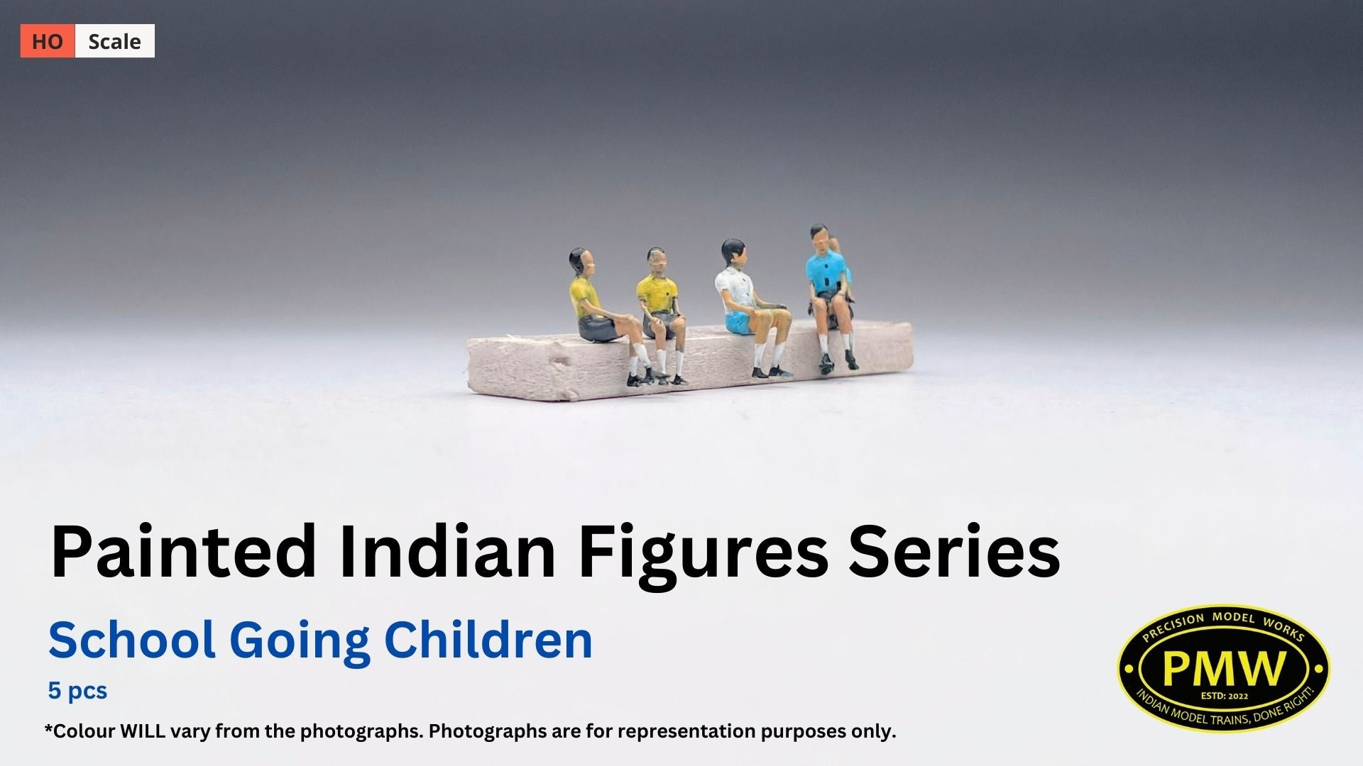Painted Indian Figures : School Children – Precision Model Works