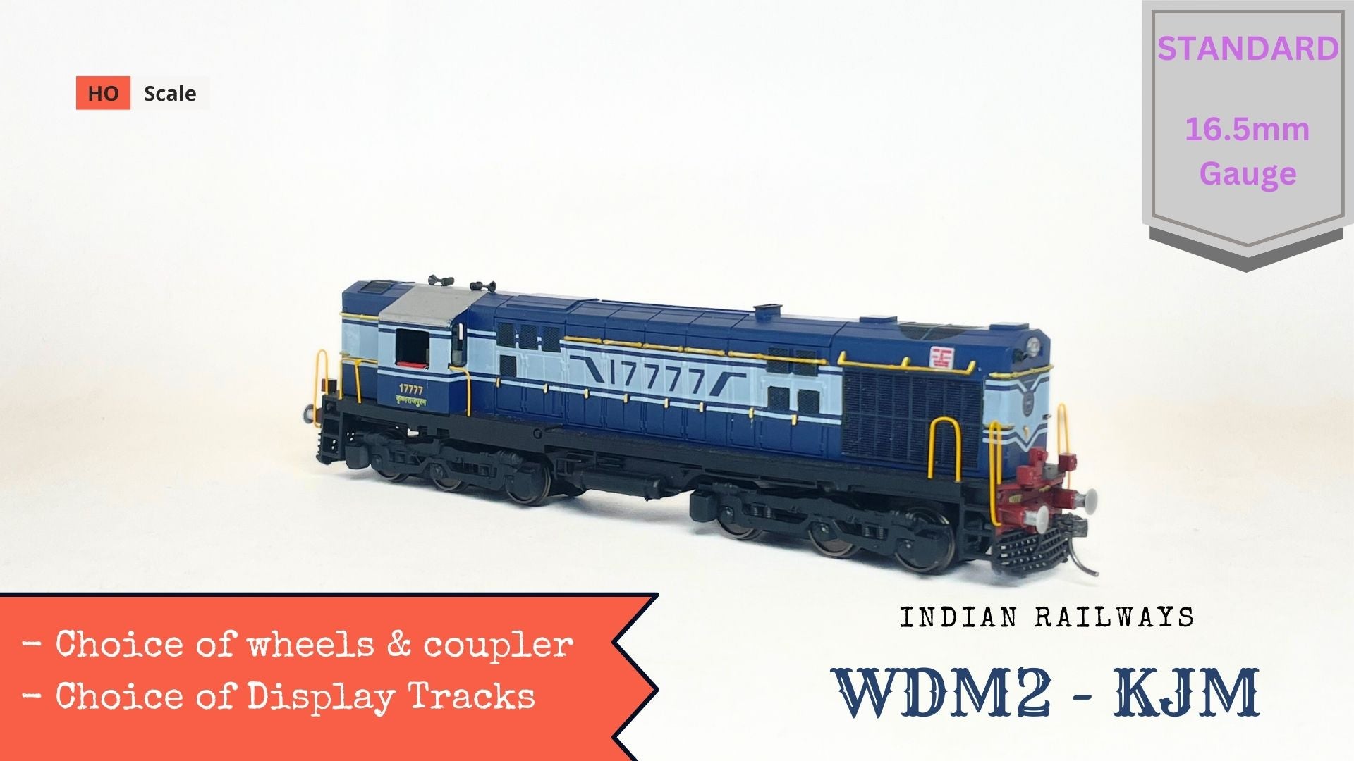 WDM2 - KJM HO STANDARD Model (Non motorised) – Precision Model Works