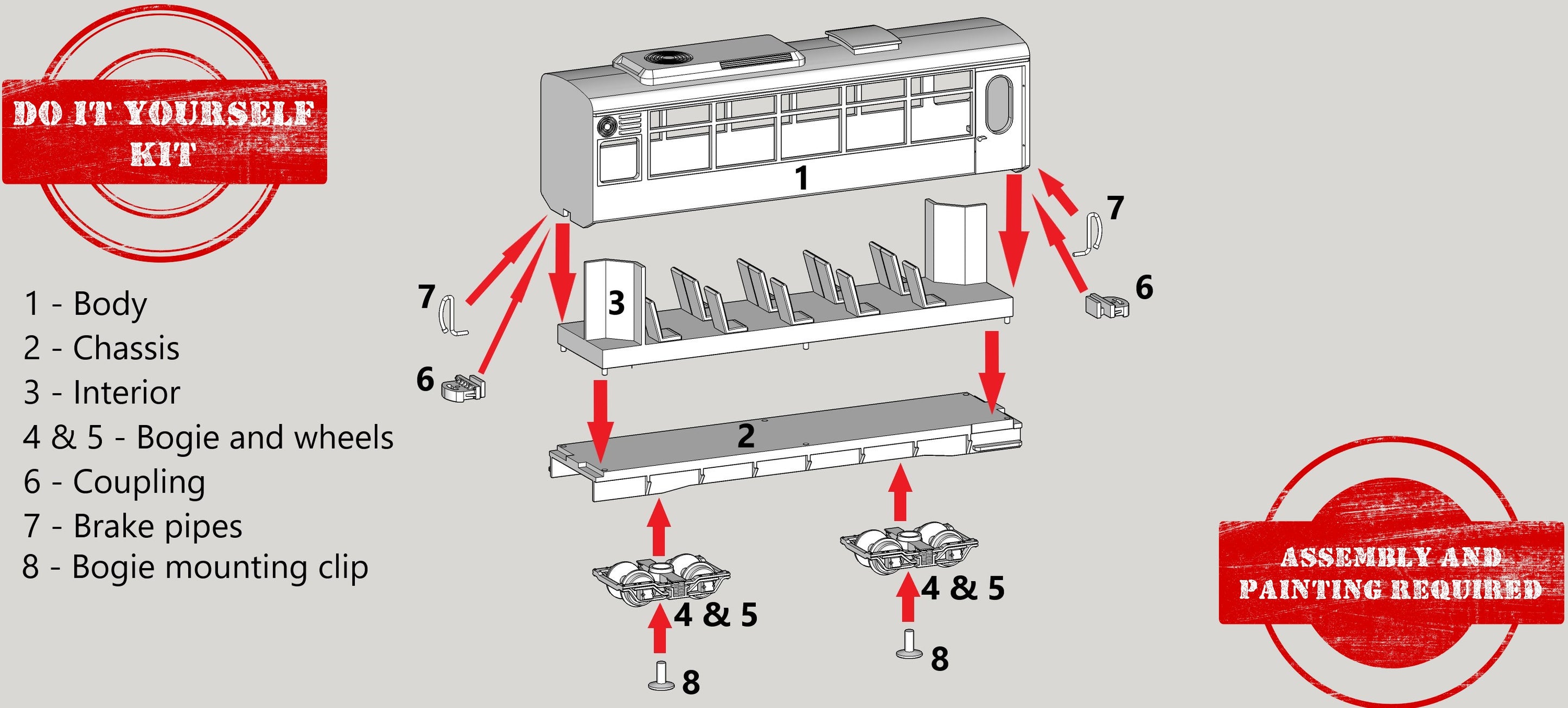 DHR - AC Coach - HOe – Precision Model Works