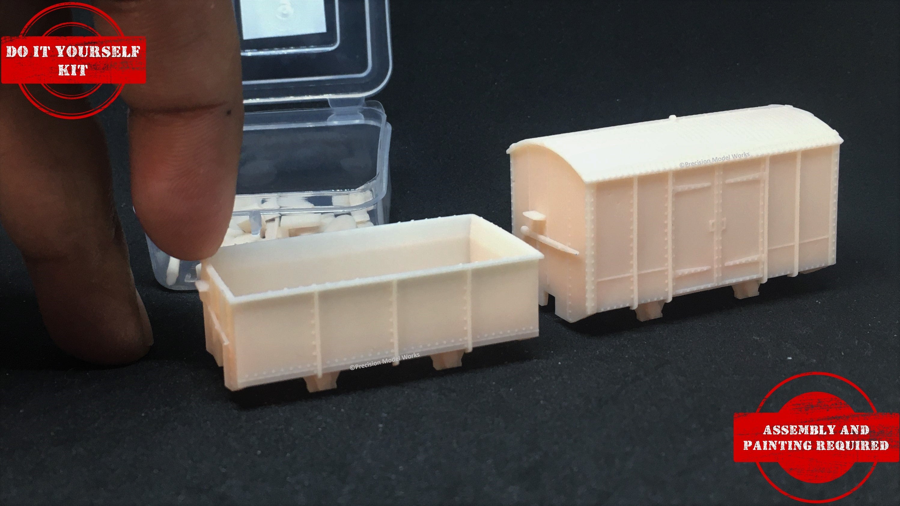 DHR - Mixed Freight Cars - HOe – Precision Model Works