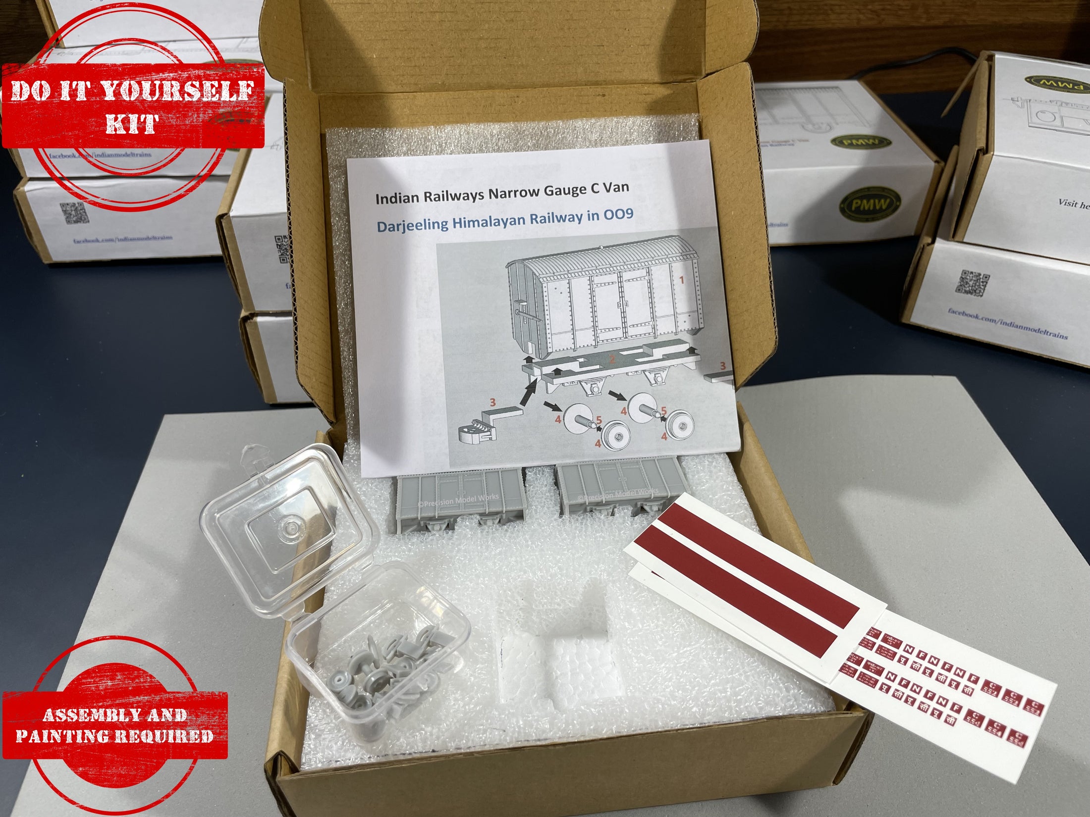 DHR Box Van in OO9 – Precision Model Works