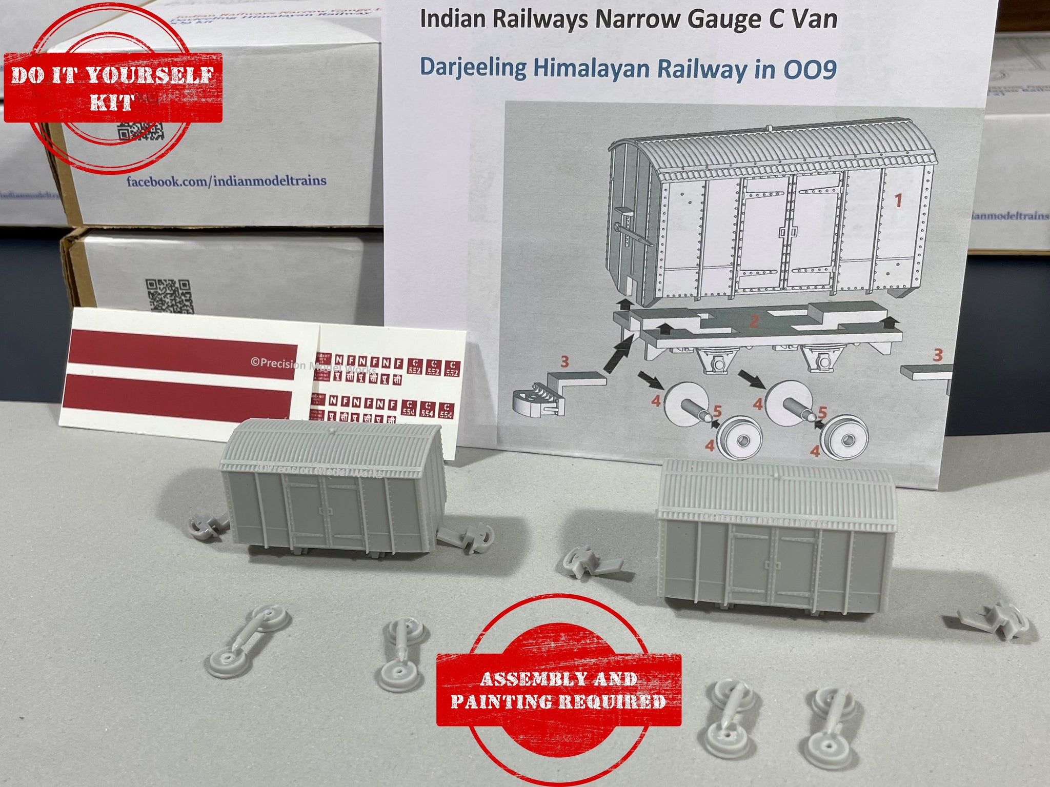 DHR Box Van in OO9 – Precision Model Works